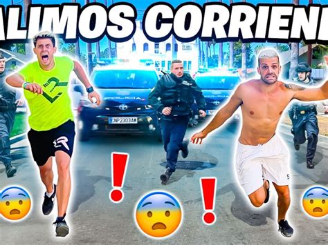 Álex Segura Escapamos De La Policía Haciendo Parkour Squad Flooxer