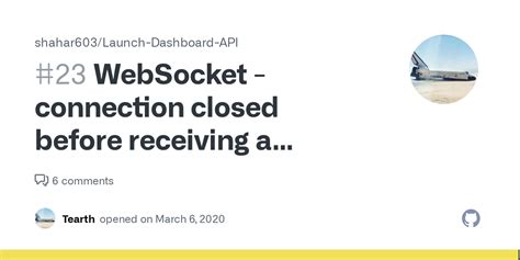Websocket Connection Closed Before Receiving A Handshake Response Issue Shahar