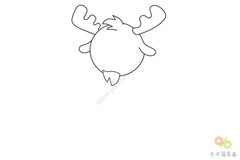 麋鹿简笔画 爬山锻炼身体棒 情景故事简笔画