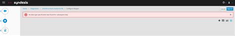 No Data Type Specification Was Found Error When Using Data Mapper