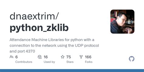 GitHub Dnaextrim Python Zklib Attendance Machine Libraries For Python With A Connection To
