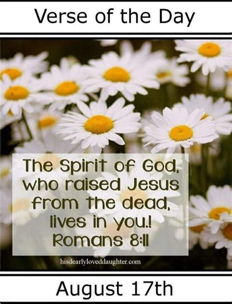 August 17 💕 Verse Of The Day August Images August 17