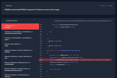 Laravel 9 Password Forgotten Error Domdocumentloadhtml