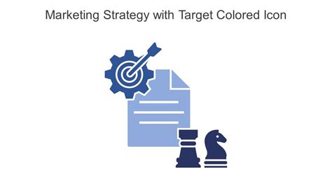 Marketing Strategy With Target Colored Icon In Powerpoint Pptx Png And Editable Eps Format Ppt