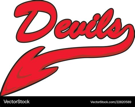 Devils Logo Royalty Free Vector Image Vectorstock