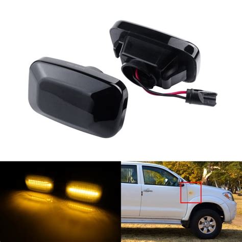 2x Led Side Repeater Indicator Light For Toyota Land Cruiser Prado 90 100 Series Ebay Uk