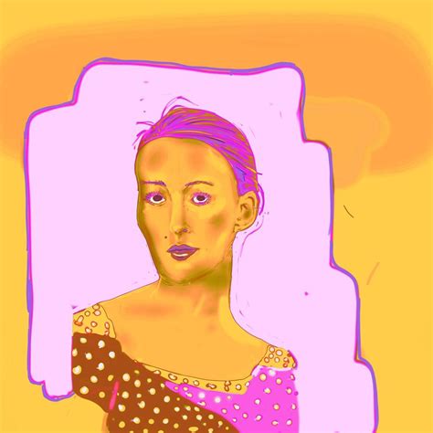 Girl With Purple Hair Digital Art By Jacinta Hunt Pixels