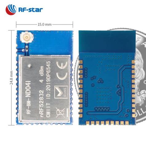 Bluetooth 50 Low Energy Nrf52832 Module With Ipex Connector Rf Bm Nd04i Rf Star Bluetooth 50 Low Energy Nrf52832 Module With Ipex Connector Rf Bm Nd04i Rf Star