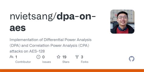 Github Nvietsangdpa On Aes Implement Differential Power Analysis Dpa And Correlation Power