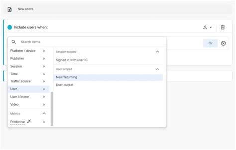 the problem with new vs returning users