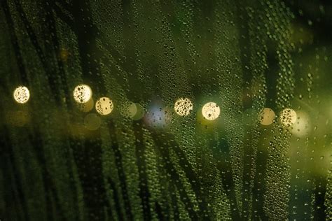 Картинка для рабочего стола капли дождь стекло