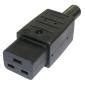 IEC C19 Socket Re Wireable DCDI
