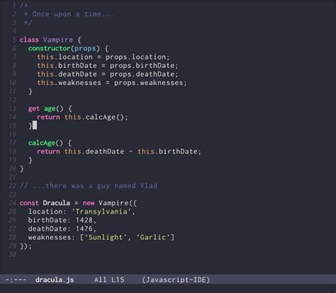 Emacs • Dracula Theme