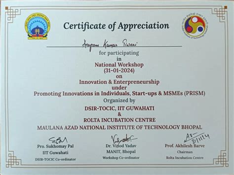 Innovation Entrepreneurship Prismworkshop Anupam Kumar Tiwari
