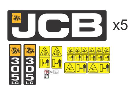 Jcb 305lc Decals Online