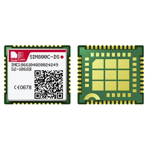 simcom sim800c ds 2g dual sim qual band gsm gprs lga lcc module