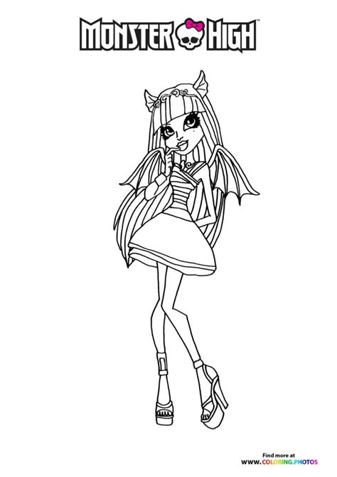 Monster High Logo Coloring Page