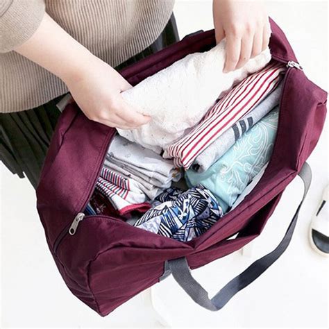 Nylon Waterproof Travel Bag Unisex Foldable Duffle Grandado