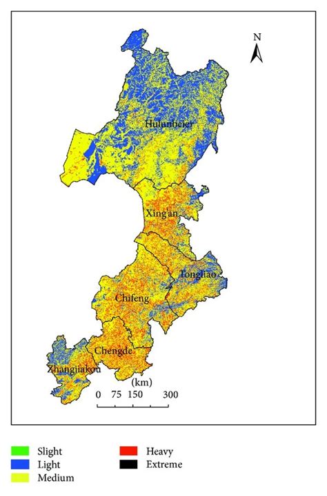 Spatial Distribution Of Ecological Vulnerability In 2005 Download Scientific Diagram