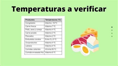 Control De Temperaturas De Los Alimentos Youtube