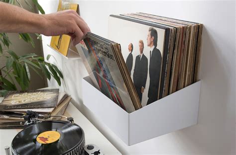 Show Off Your Records With This Wall Mounted Record Shelf Vinyl