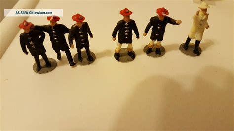 Vintage Ho Scale Merten 2383 6 American Firemen 7731034