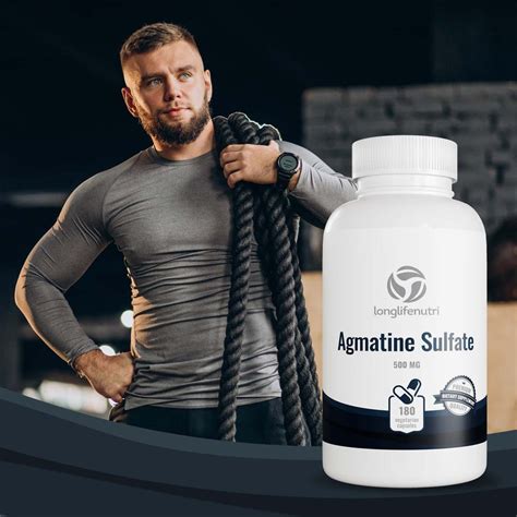 Agmatine Sulfate 500mg 180 Vegetarian Capsules
