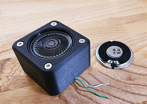 40mm Speaker Enclosure Dfplayer 2w By Boopidoo Download Free Stl Model