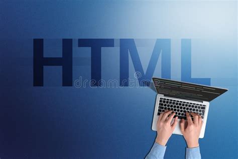 the standardized markup language html for web pages on the world wide web stock image image of