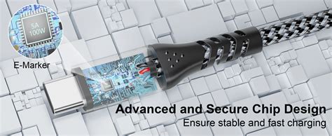 Amazon Com FEMORO USB C High Speed Data Transfer Cable Ft Gbps USB Gen X USB C