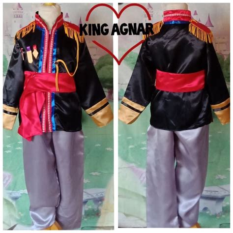 King Agnar Costume Adult Cosplay Frozen Disney Movie Shopee Malaysia