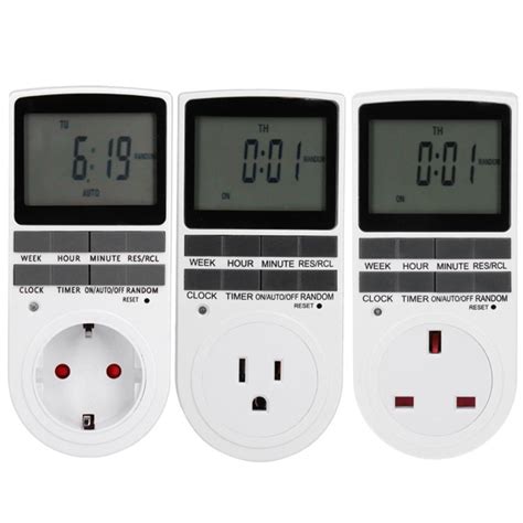 10a Digital Programmable Outlet Timer Smart Timing Switch Digital Outlet Indoor Plug In Outlet