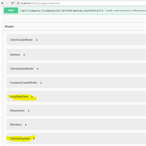 Core Models From External Package Are Showing In Swagger Docs