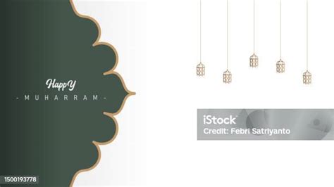 이슬람 새해 무하람 미니멀리스트 테마의 축하를 위한 이슬람 배너 포스터 배경 템플릿 디자인 0명에 대한 스톡 벡터 아트 및 기타 이미지 0명 12월 31일 공휴일