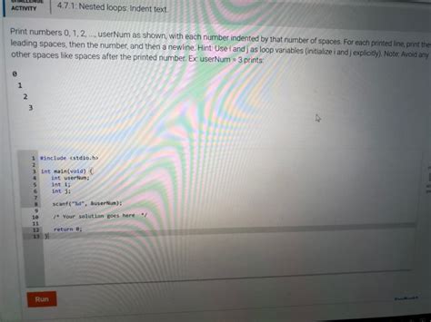 Solved Feede Activity 422 Basic While Loop With User