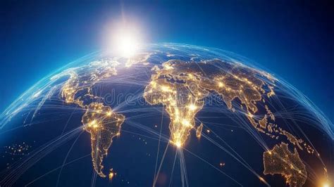 Global Ai Network Connecting The World Digitally Stock Illustration Illustration Of Aipowered