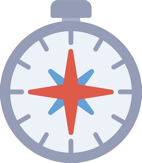 Kompass Flaches Symbol 11597400 Vektor Kunst Bei Vecteezy