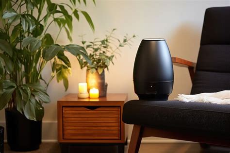 Premium Ai Image Aroma Therapy Diffuser Releasing Steam In A