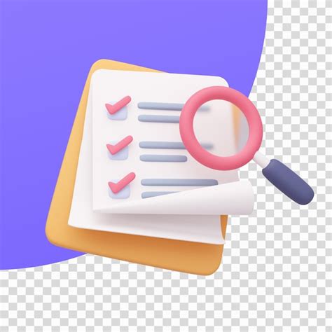 Premium Psd 3d Report Paper Clipboard Note Paper For Checklist Notes 3d Illustration With