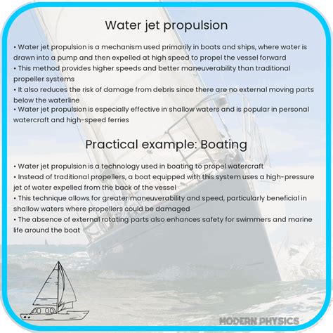 Water Jet Propulsion Efficient Speedy And Advanced Physics
