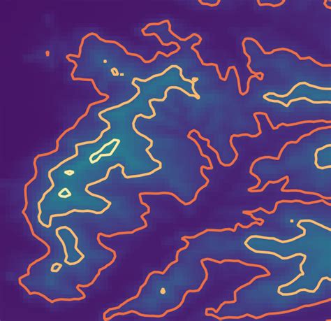 Making Elevation Contours Of Raster Smoother Using Qgis Geographic Information Systems Stack