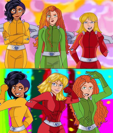 A Totally Spies Redraw By Gamzeenmakaral On Deviantart