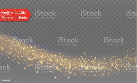 흰색 스파크와 황금 별 반짝 특별 한 조명 효과 투명 한 배경 벡터 반짝입니다 크리스마스 추상 패턴입니다 스파클링 마술 먼지 입자 0명에 대한 스톡 벡터 아트 및 기타
