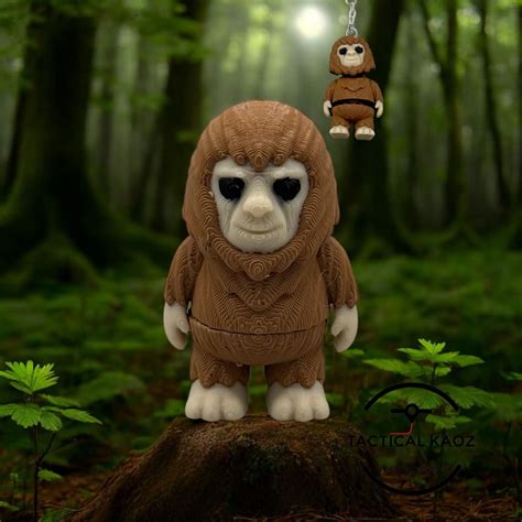 Mini Bigfoot Flexy Keychain 3d Model By Tactical Kaoz On Thangs