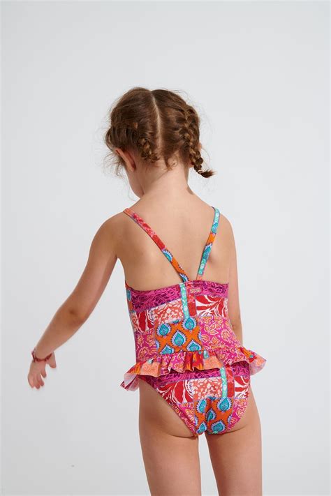 M Leafy Jaipur Turquoise Printed 1 Piece Swimsuit Banana Moon®