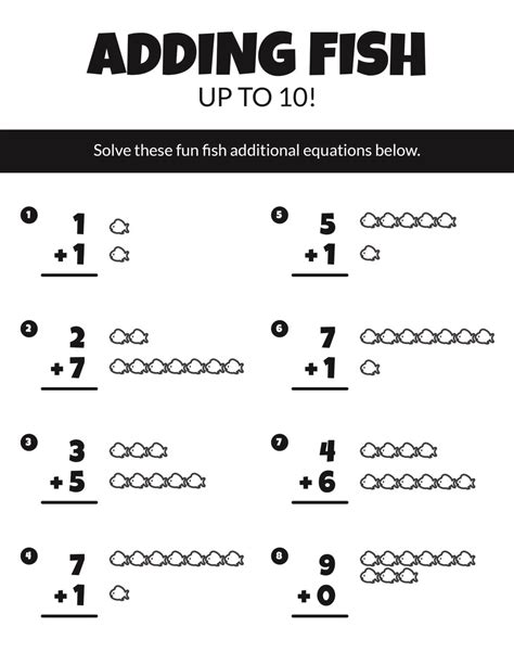 Adding Worksheets 1st Grade