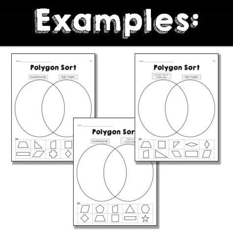 Polygon Sort Activity Classify Geometry Properties With Venn Diagrams