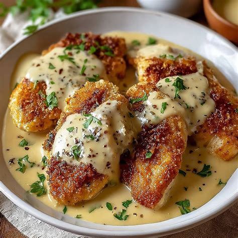 Aiguillettes De Poulet à La Crème De Parmesan Recipes Comfort Food