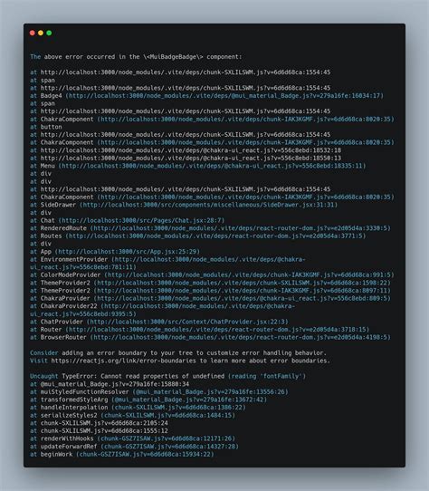 Reactjs TypeError Cannot Read Properties Of Undefined Reading FontFamily Stack Overflow