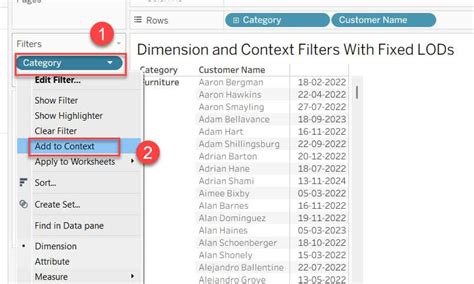 Order Of Operations In Tableau
